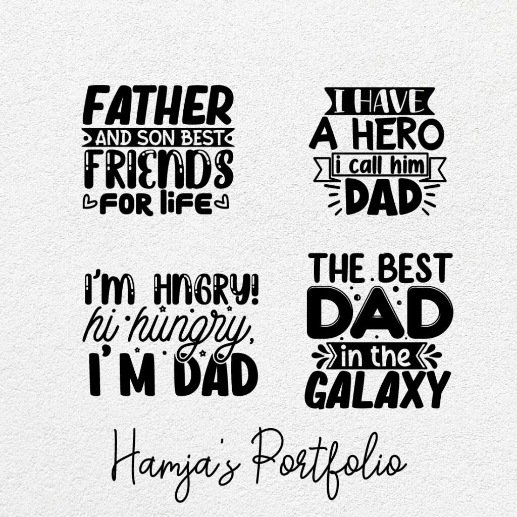Dad Typography Vector Svg – MasterBundles