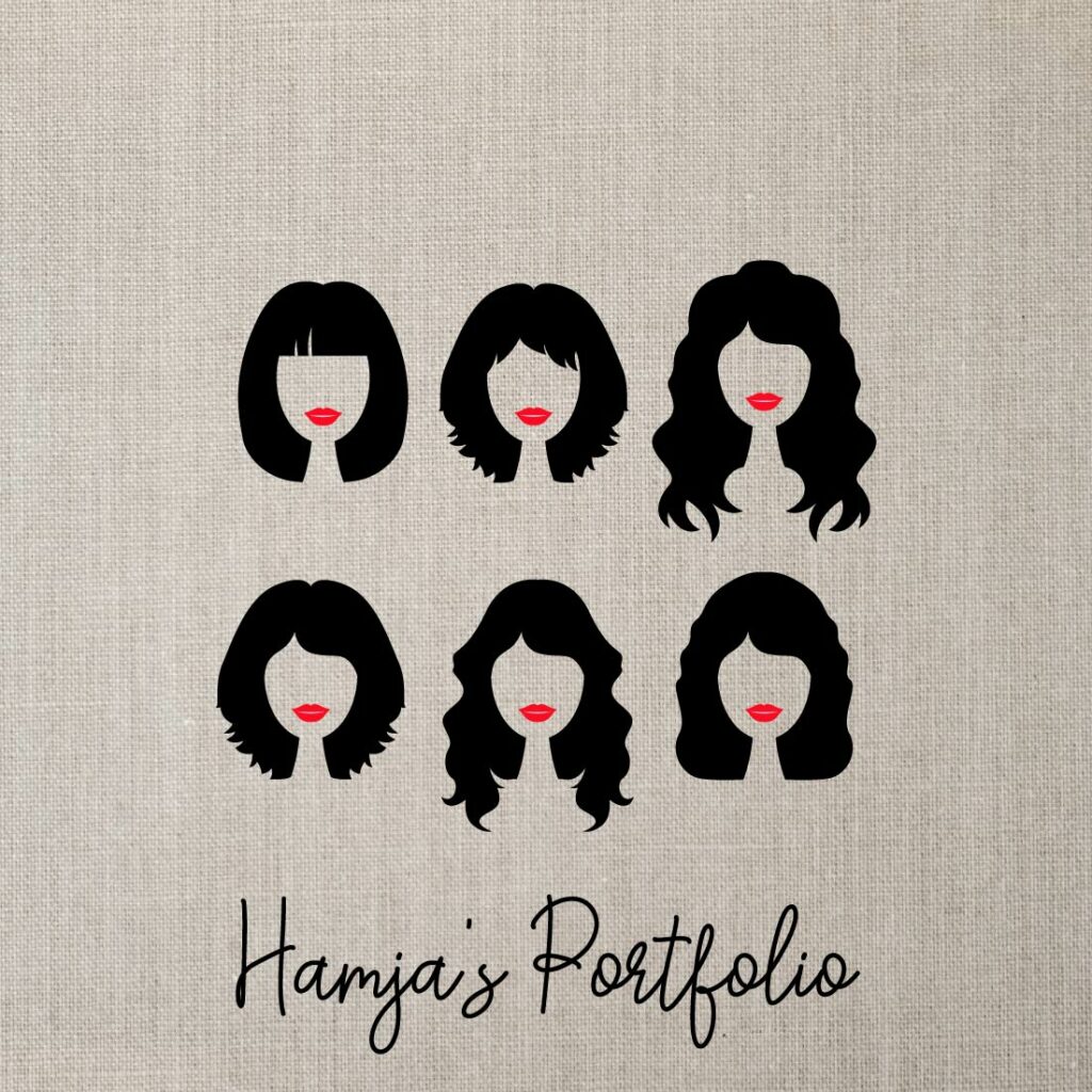 Woman Hair Style Vector Bundle – MasterBundles