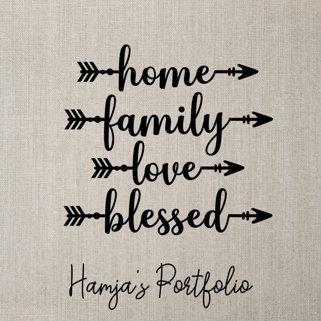 Home Family Love Blessed Vector Bundle Svg - MasterBundles