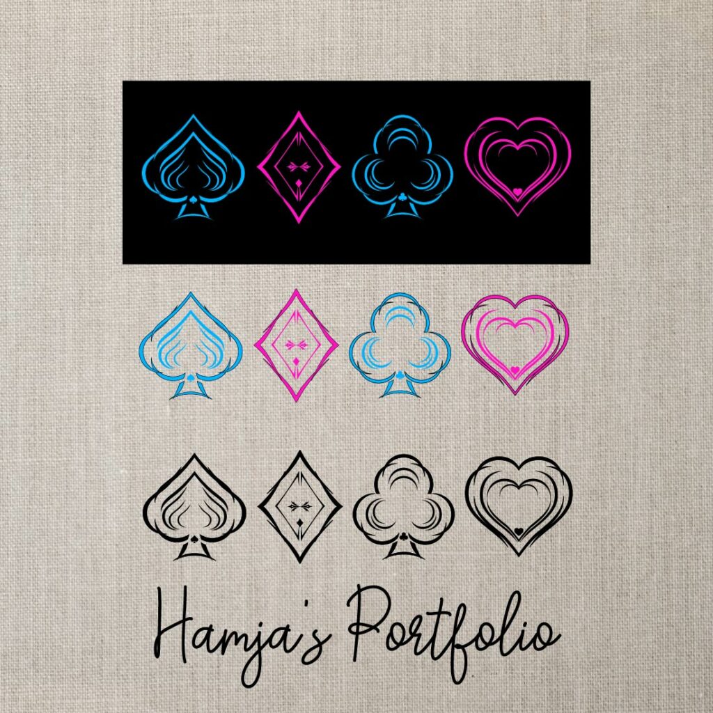Playing Card Vector Bundle Svg - MasterBundles