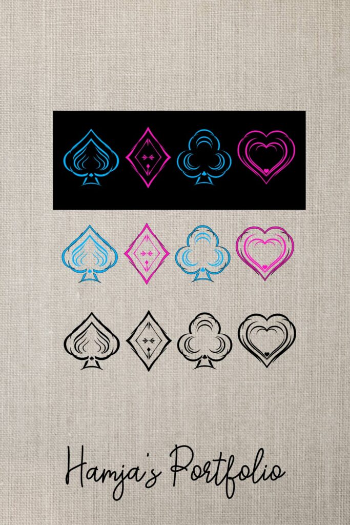 Playing Card Vector Bundle Svg - MasterBundles