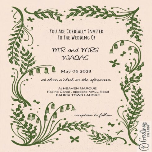 New Wedding Invitation Design Templates - MasterBundles