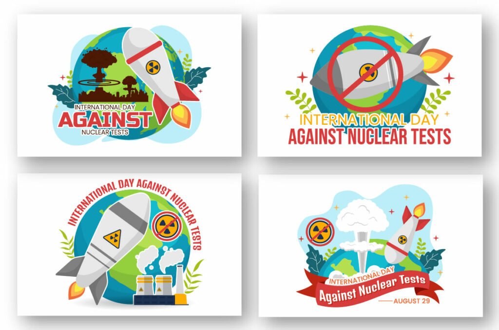 14 International Day Against Nuclear Tests Illustration - MasterBundles