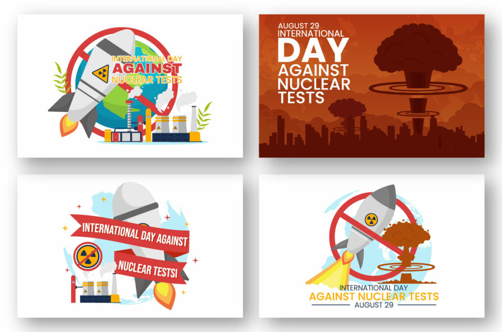 14 International Day Against Nuclear Tests Illustration - MasterBundles