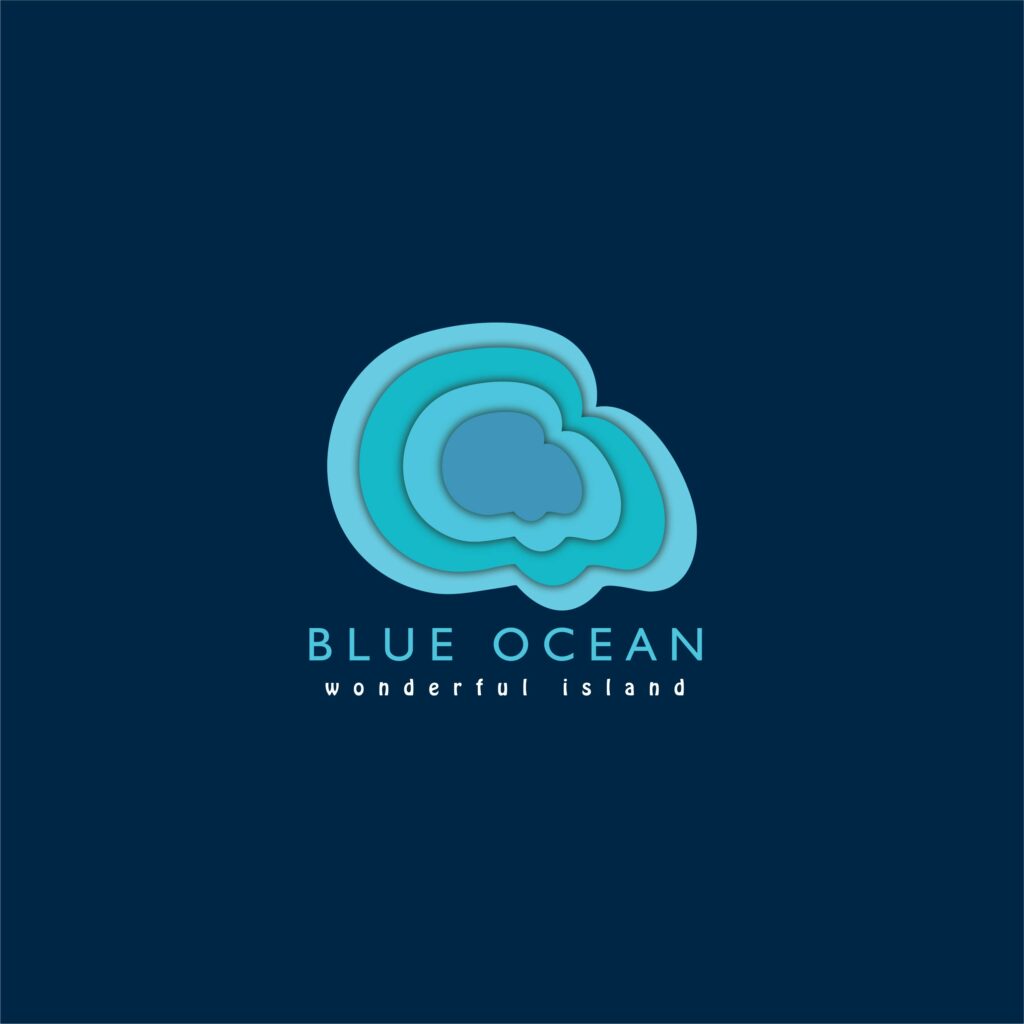 BLUE OCEAN ICON - MasterBundles