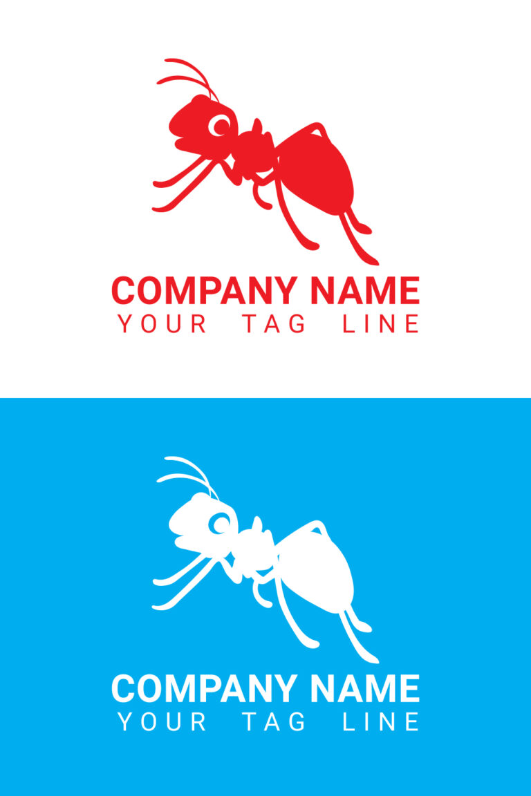 Colorful vector ant logo design - MasterBundles