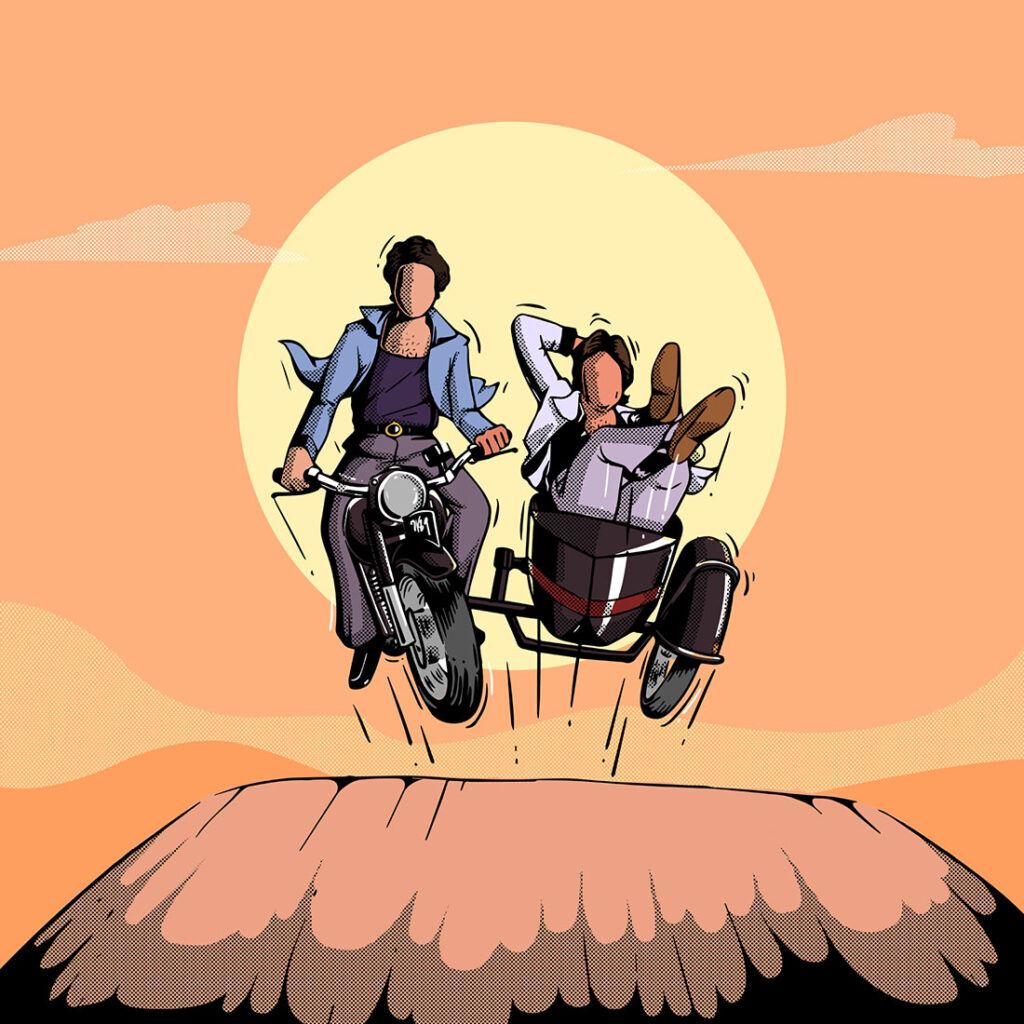 T-shirt Print graphic Friends on motorcycle PSD PNG JPEG - MasterBundles