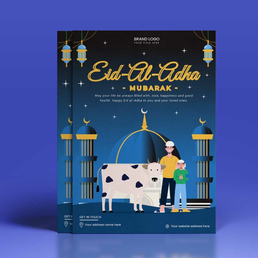 Eid-Ul-Adha Flyer Poster - MasterBundles