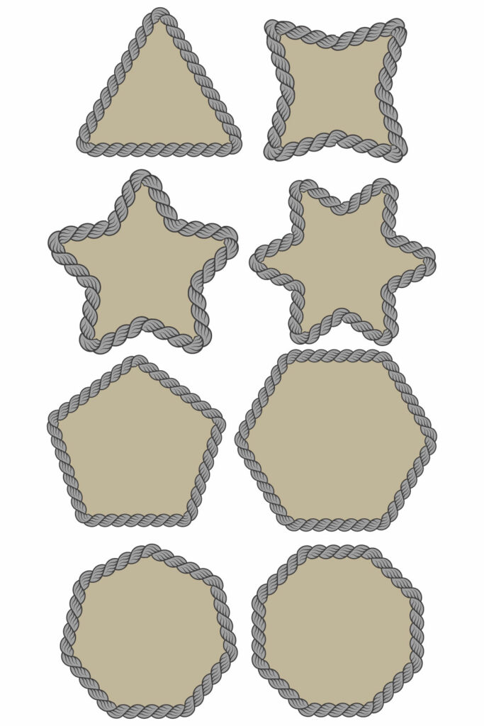 ROPE ART DESIGNS vector art - MasterBundles