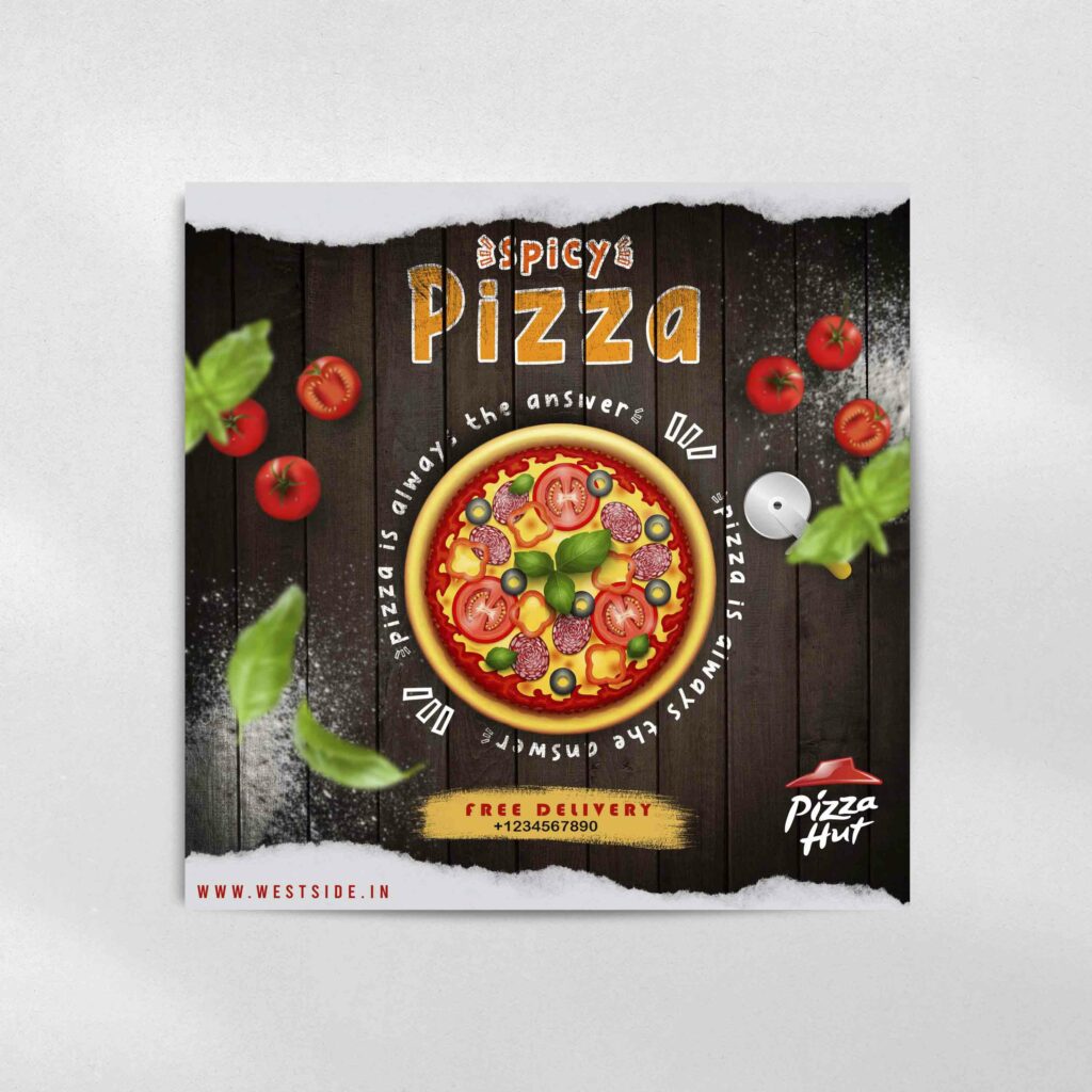 pizza poster - MasterBundles