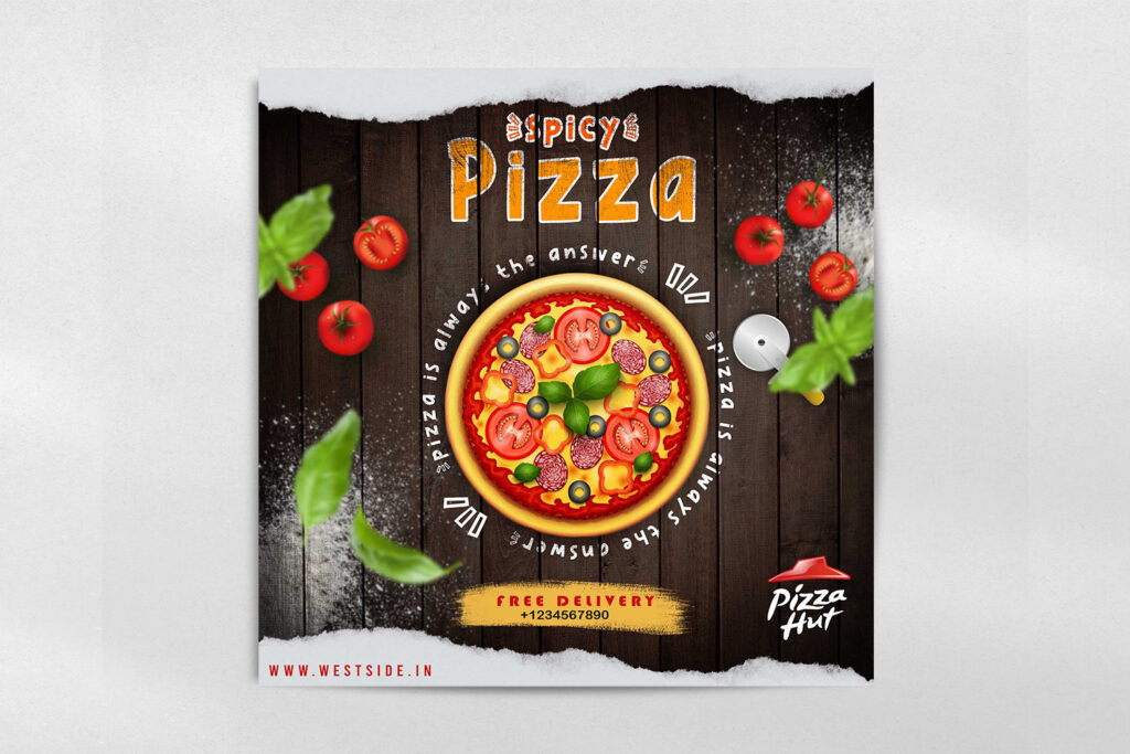 pizza poster - MasterBundles