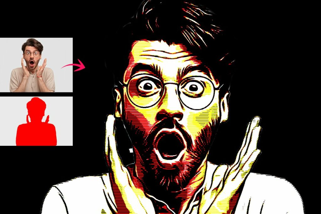 Pop Art Effect Photoshop Action - MasterBundles