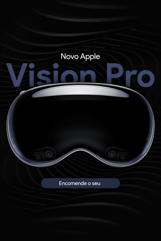 Vision Pro Apple PSD File Social Media Design Post Template - MasterBundles