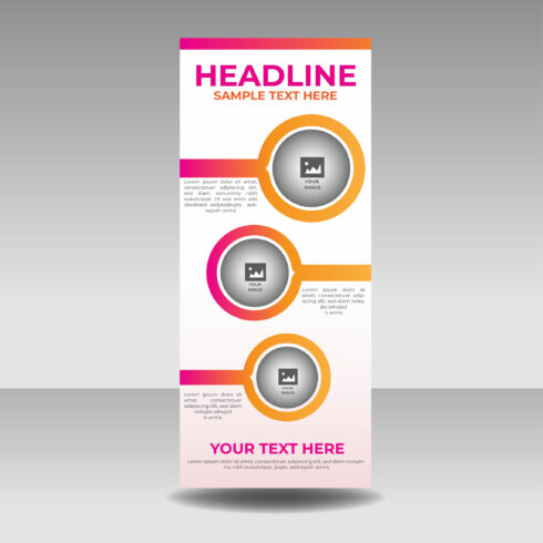 Creative Roll Up Banner Template Design - MasterBundles