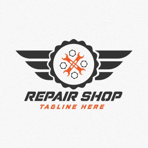 Repair shop logo can be used in 100% editable AI EPS, JPEG, PNG format ...