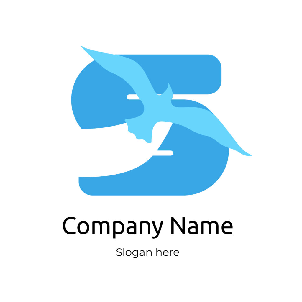 Minimalistic "S" symbol logo for web and print for different kind of ...
