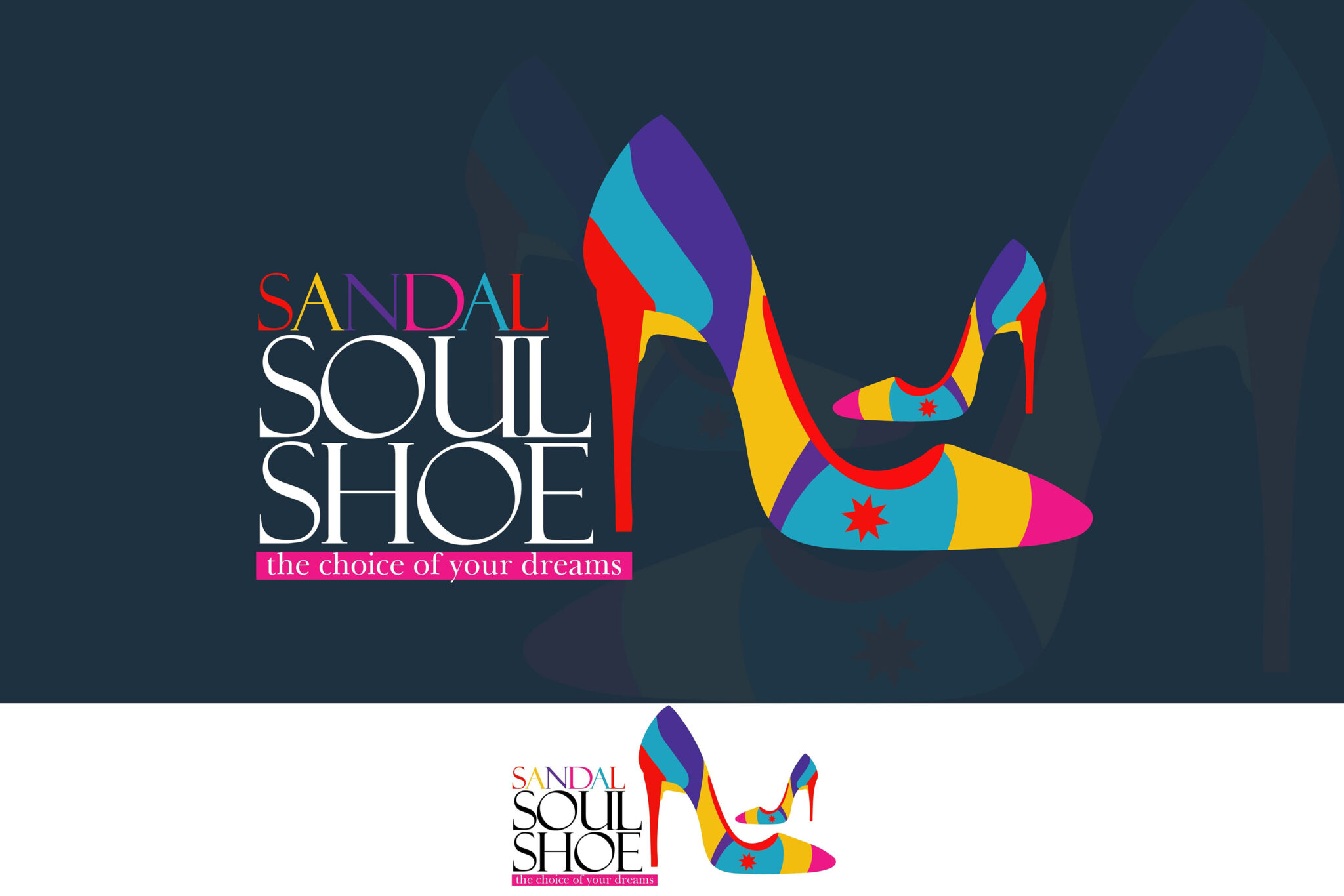 Business logo (Sandal Soul Shoe) with all formats - Only$10 - MasterBundles