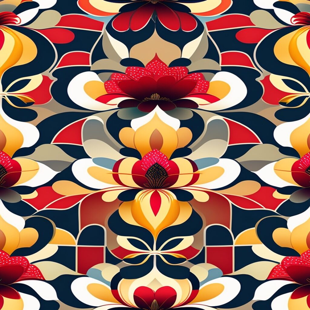 Bedsheet - Seamless Design Pattern Total = 04 - MasterBundles