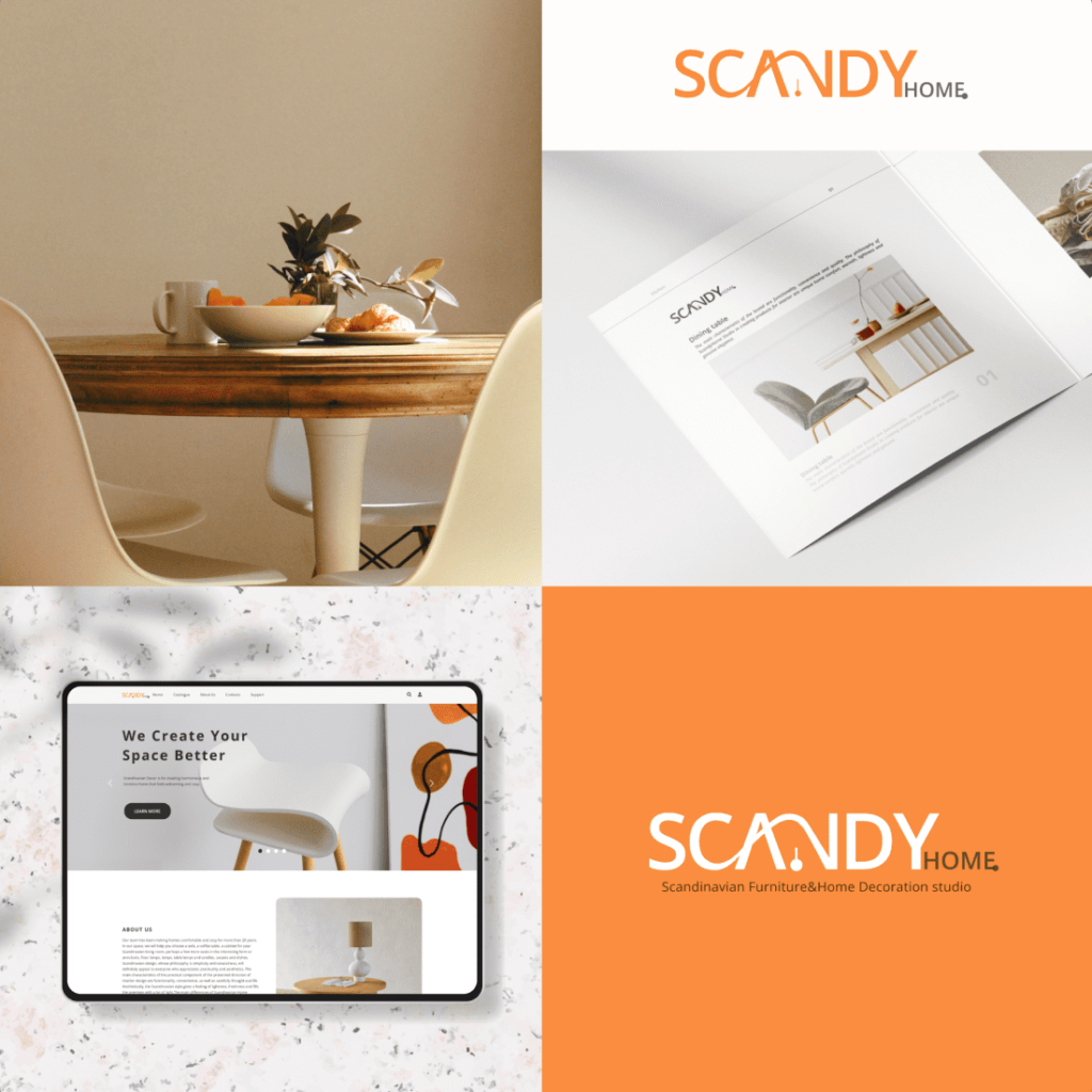 Logo design with Scandinavian atmosphere