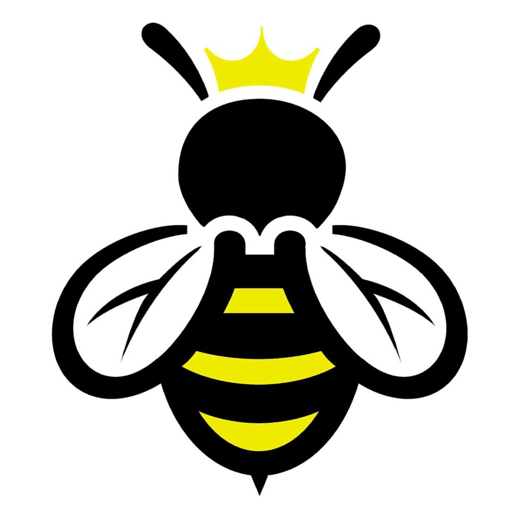 Creative Honey Bee Queen Logo - MasterBundles