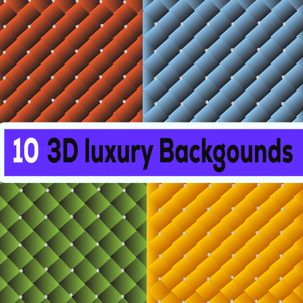 10 luxury 3d gradient backgrounds only for $10 - MasterBundles