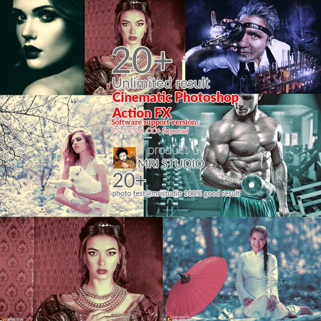 Cinematic Photoshop Action FX - MasterBundles