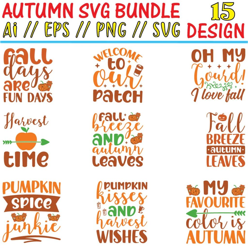Autumn SVG Bundle - MasterBundles