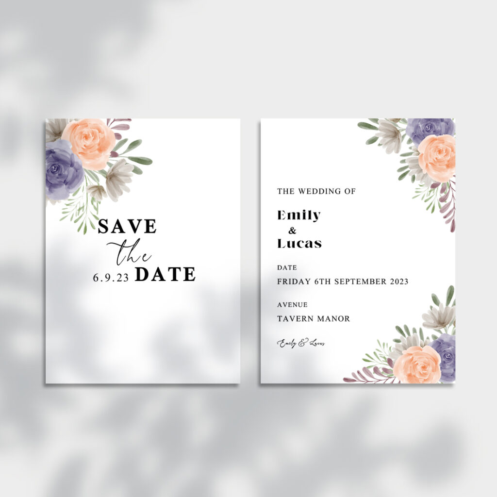 New Wedding Invitation Design Templates - MasterBundles