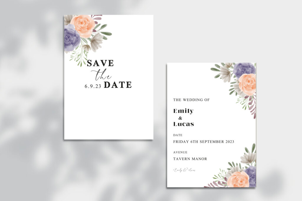 New Wedding Invitation Design Templates - MasterBundles