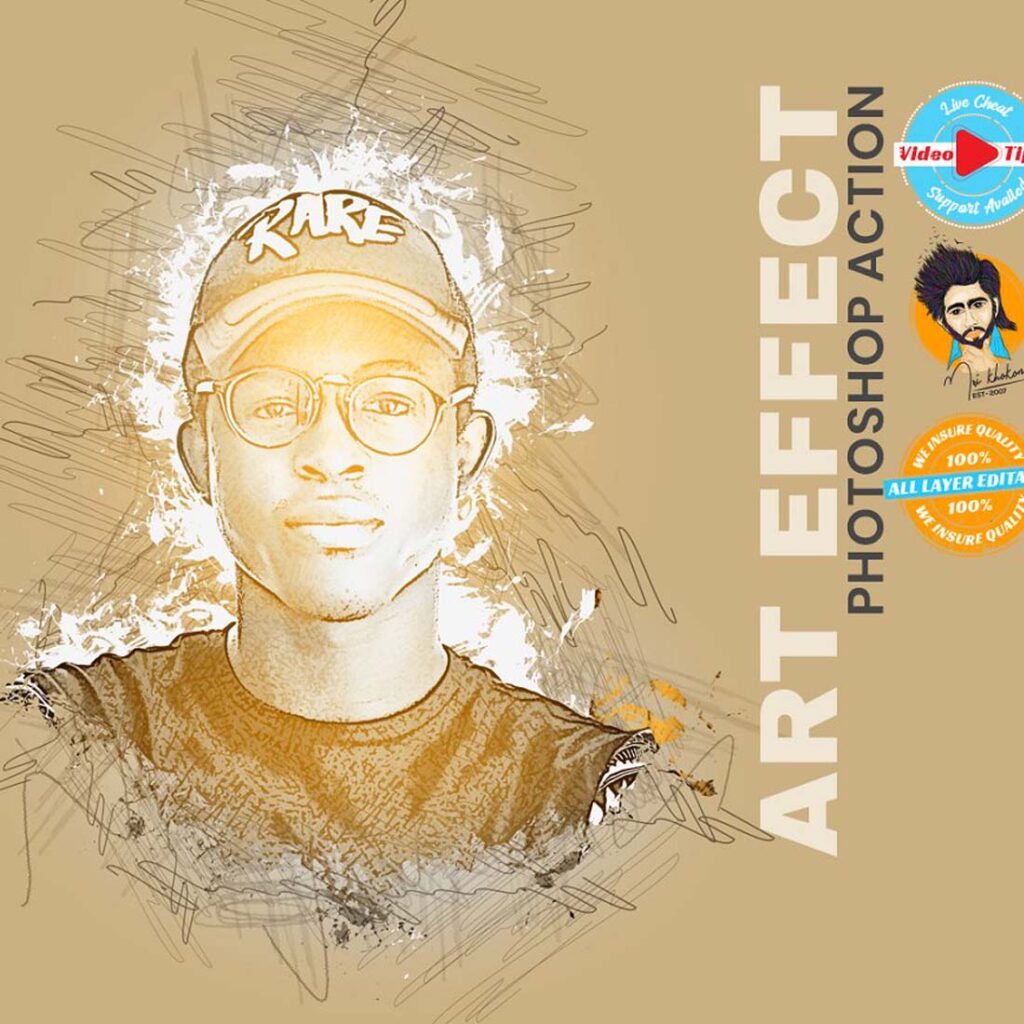 Photoshop Art Effect - MasterBundles