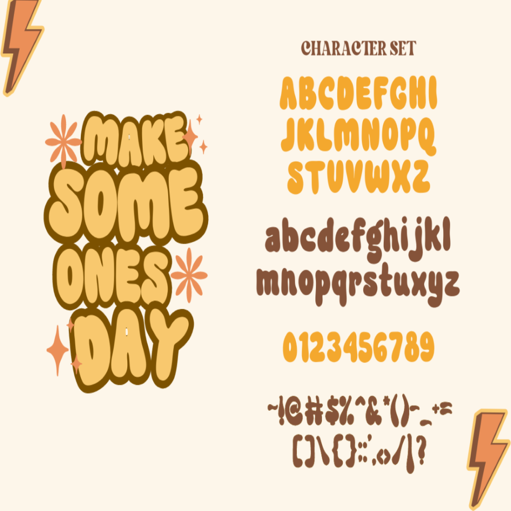 Super Bright - Groovy Retro Font