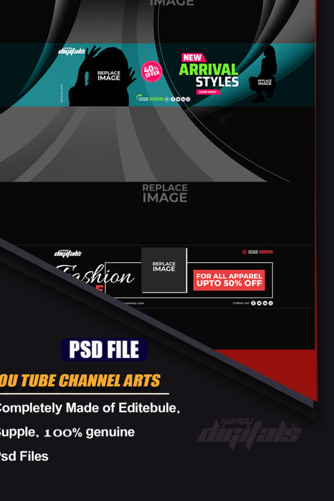 30 YouTube Cover Art Templates - MasterBundles