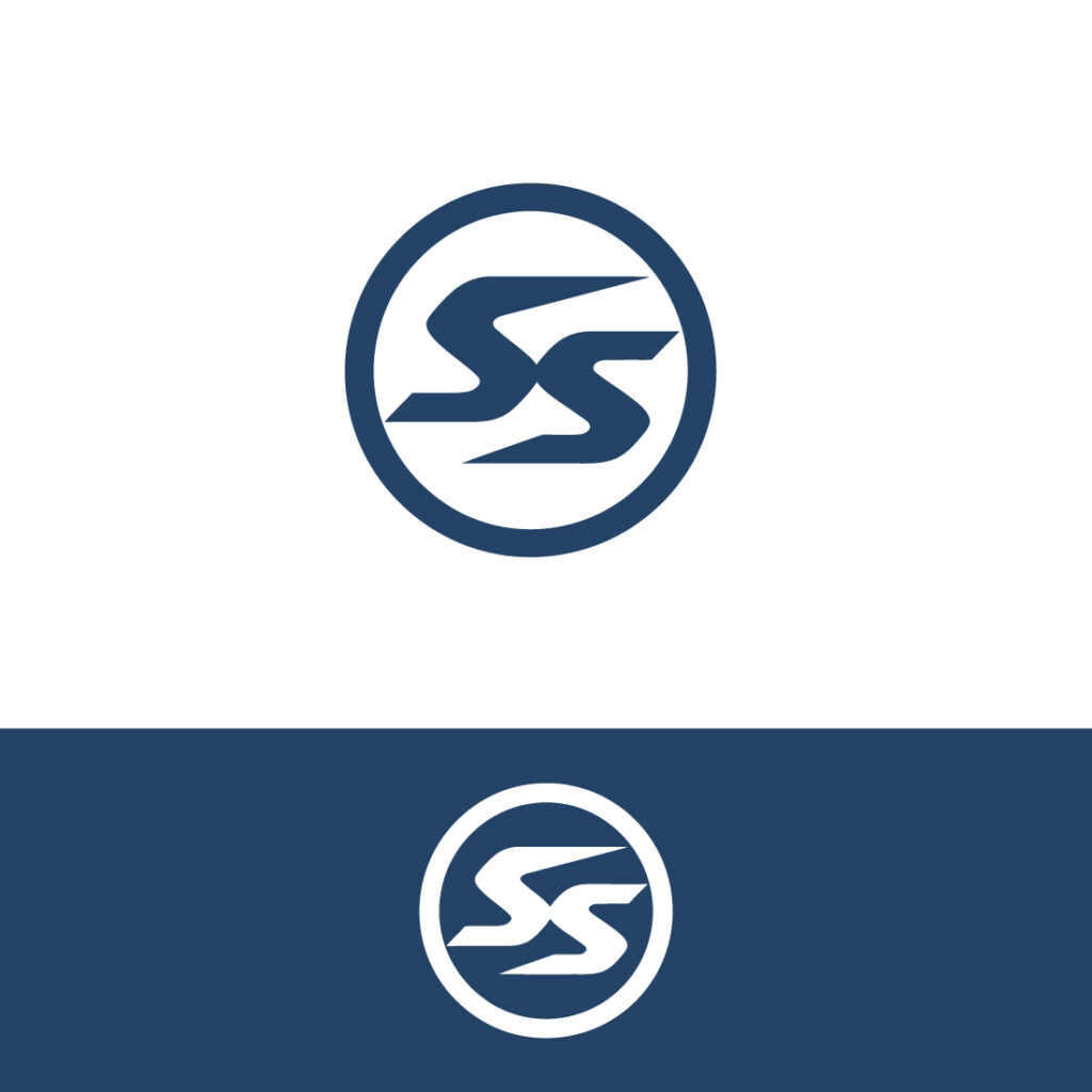 letters SS logo design - MasterBundles