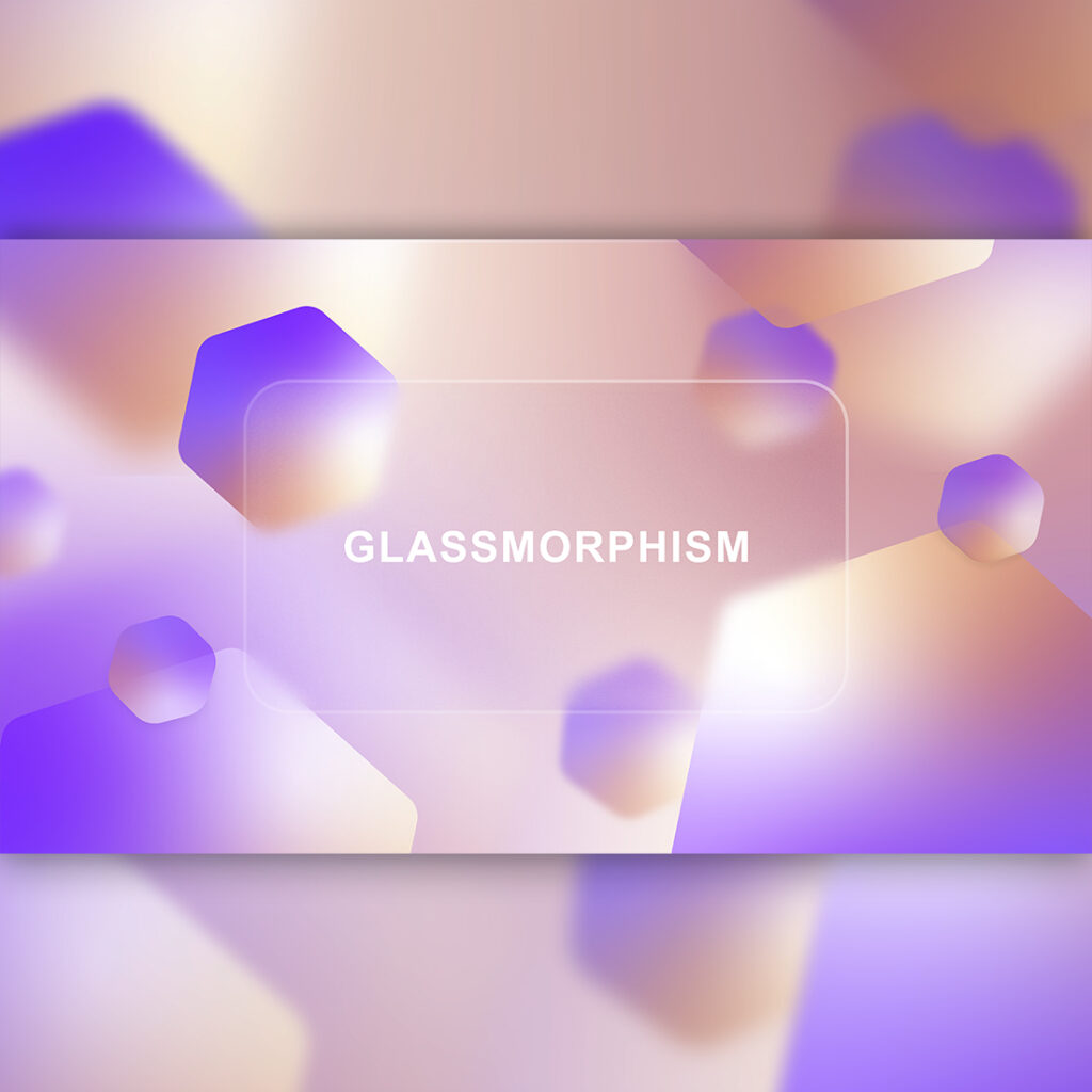 Glassmorphism Gradient Colors Background set - MasterBundles