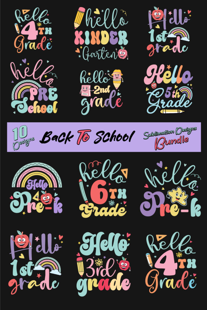 Back to School Sublimation Bundle - MasterBundles