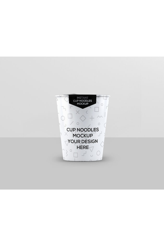 Instant Food Cup Mockup - MasterBundles