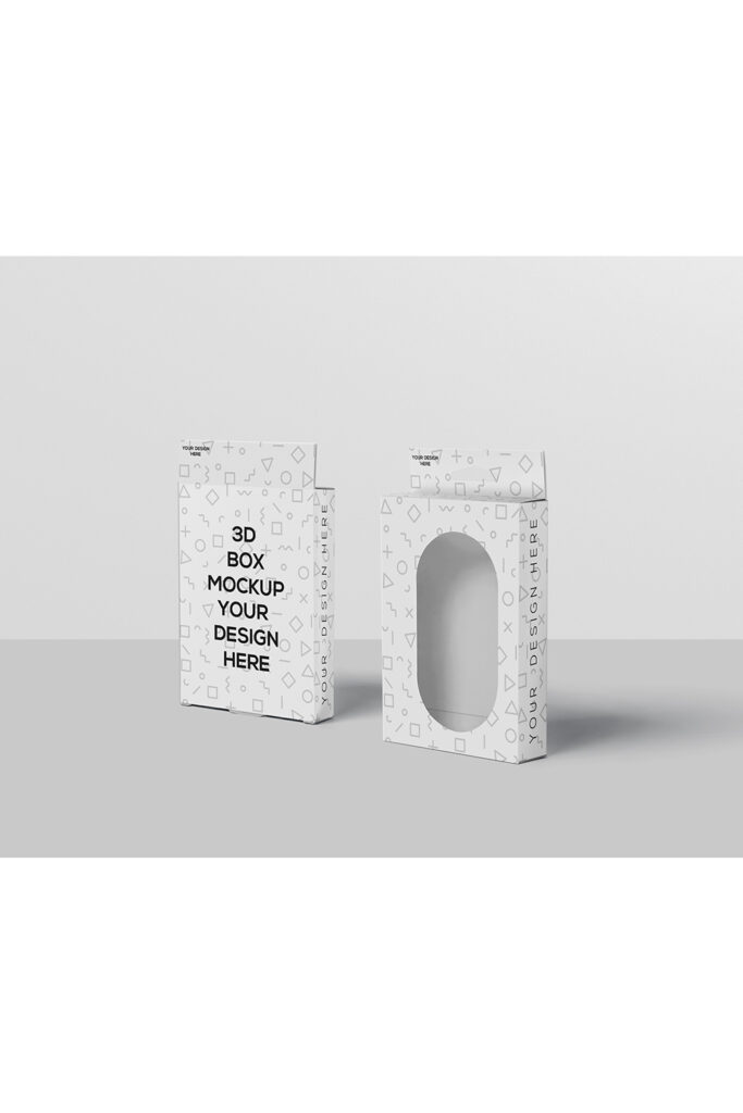 Window Box Packaging Mockup - MasterBundles