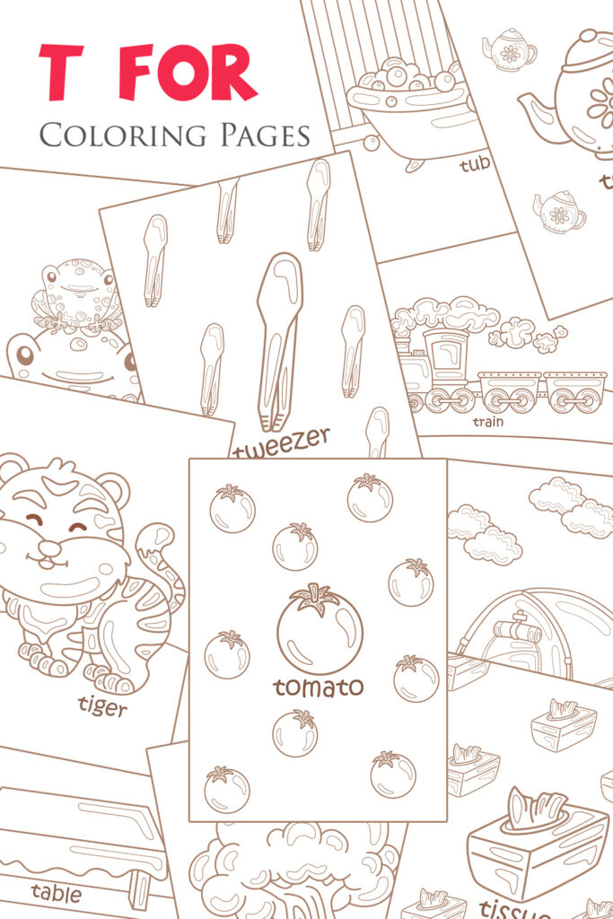 Alphabet T For Vocabulary School Letter Reading Writing Font Study ...