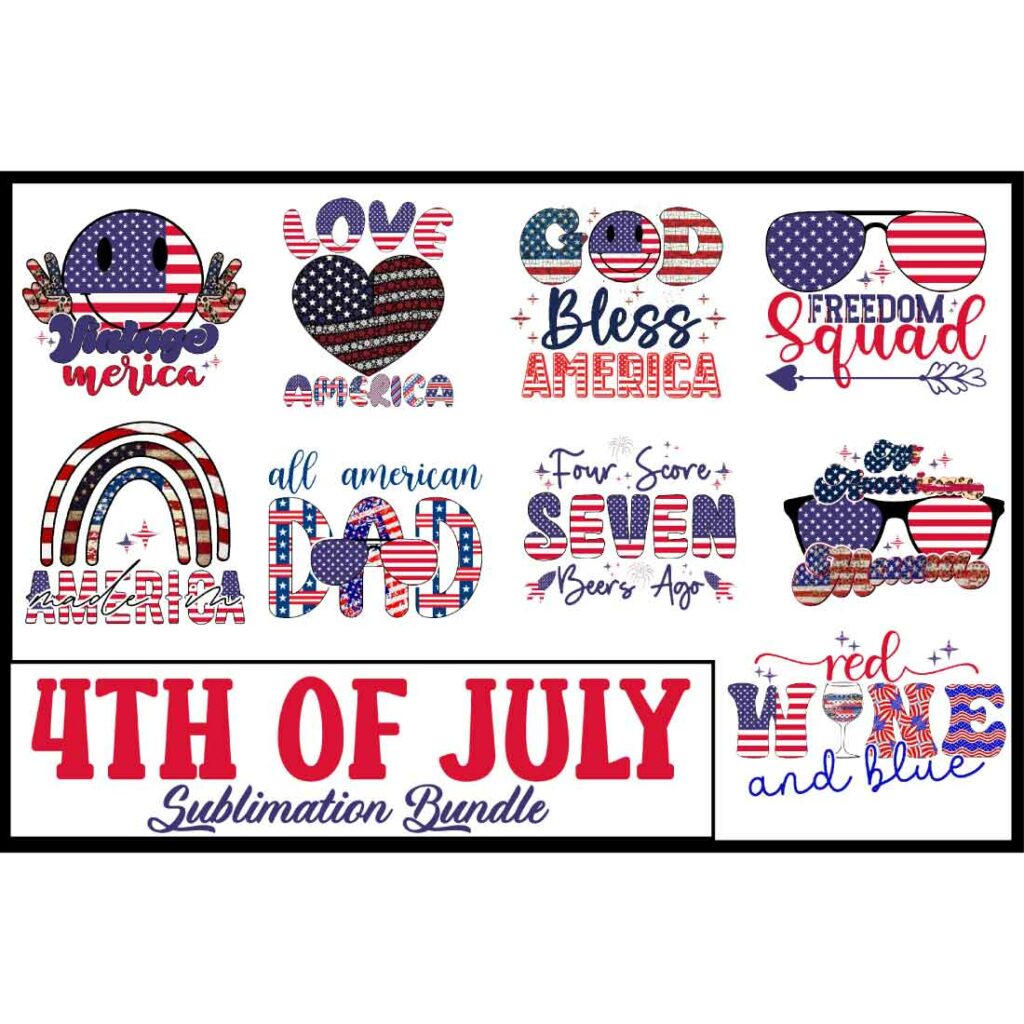 4th Of July Sublimation Bundle - MasterBundles