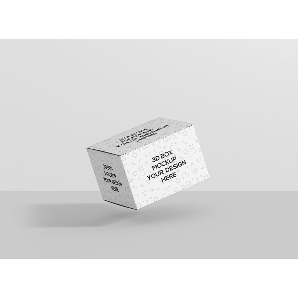 Square Box Mockup - MasterBundles