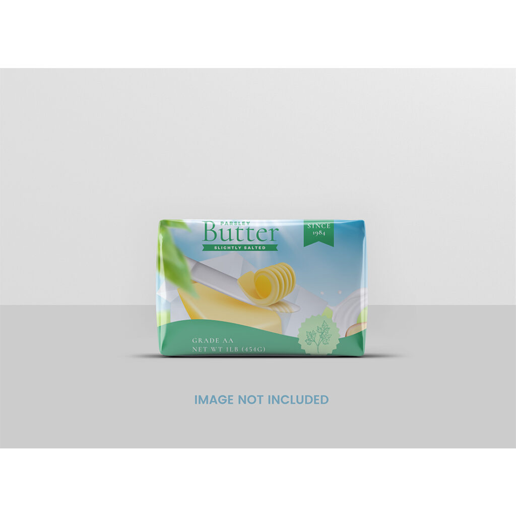 Spread Butter Wrap packaging Mockup - MasterBundles