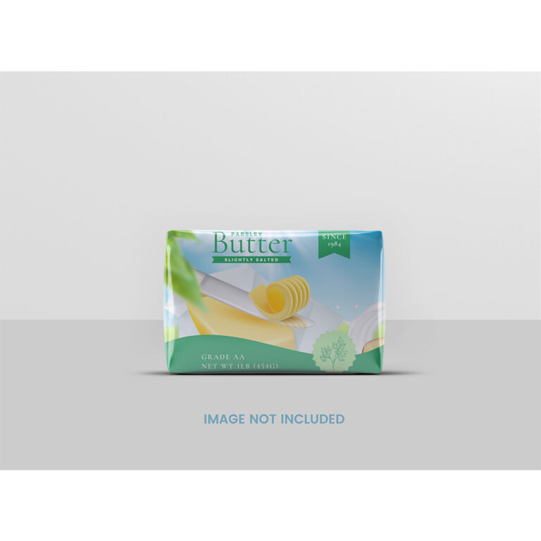 Spread Butter Wrap packaging Mockup - MasterBundles