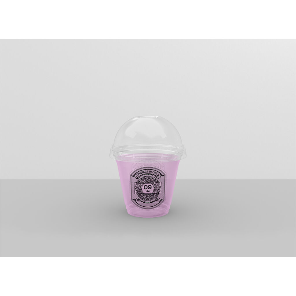 Clear Cold Drink Cup Packaging Mockup - 9 to 24 Oz - MasterBundles