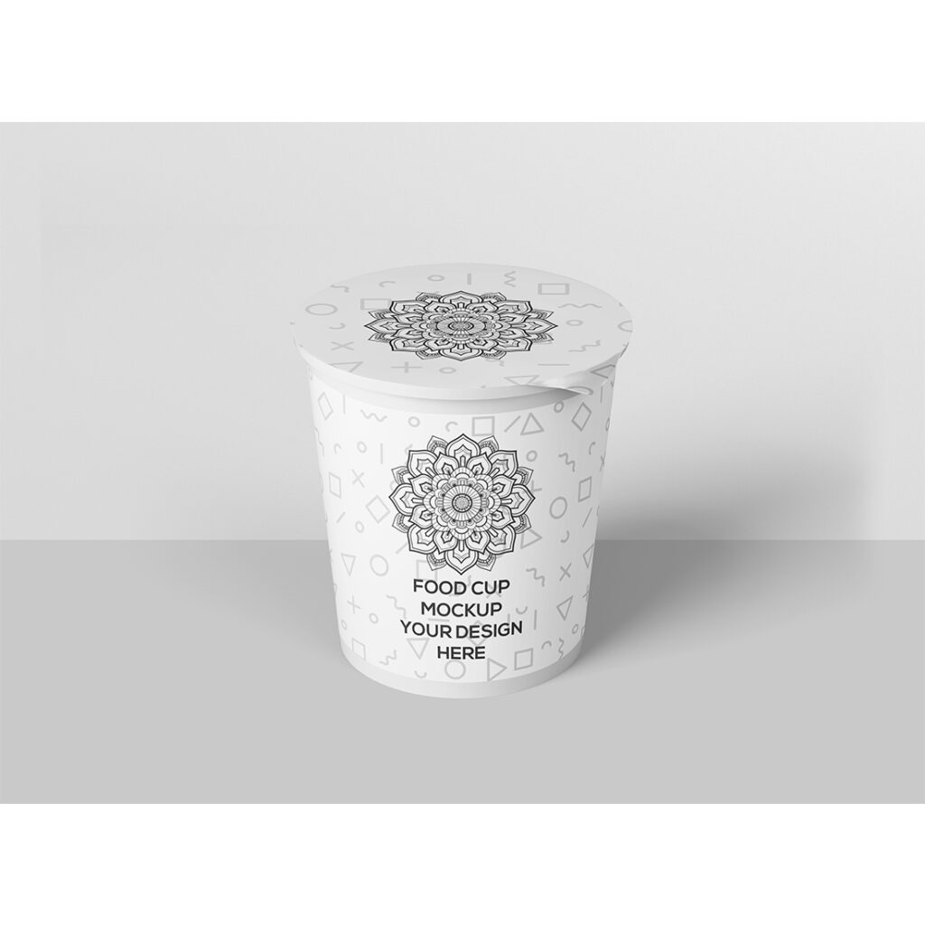Food Cup Mockup - MasterBundles