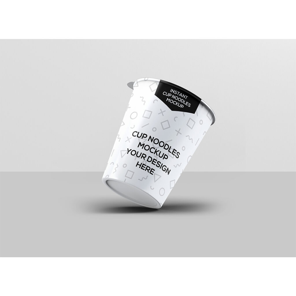 Instant Food Cup Mockup - MasterBundles