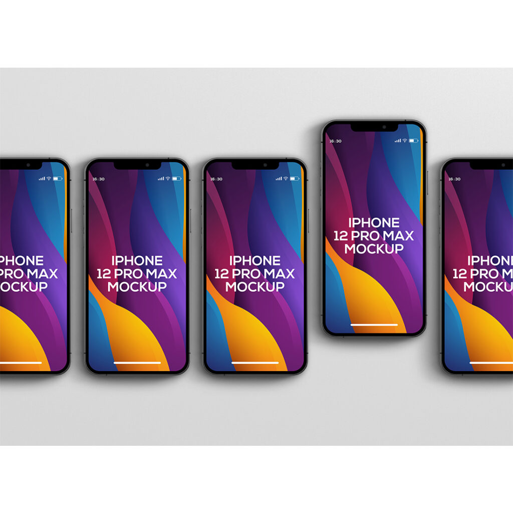 iPhone 12 Pro Max Mockup - MasterBundles