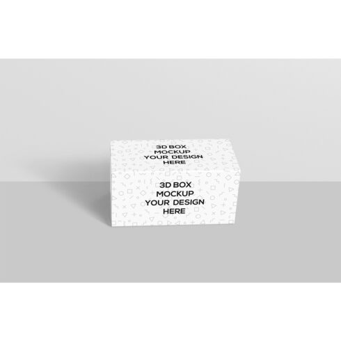 Horizontal Rectangle Box Mockup - MasterBundles