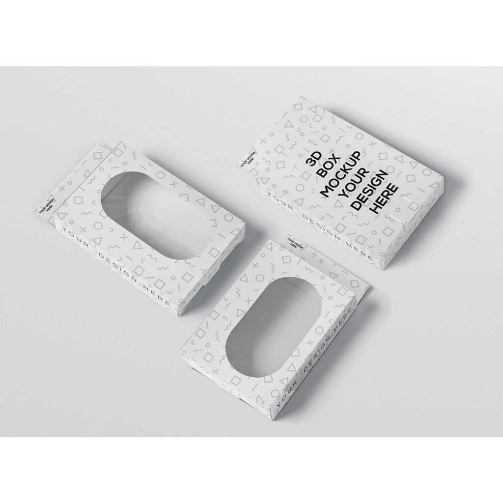 Window Box Packaging Mockup - MasterBundles