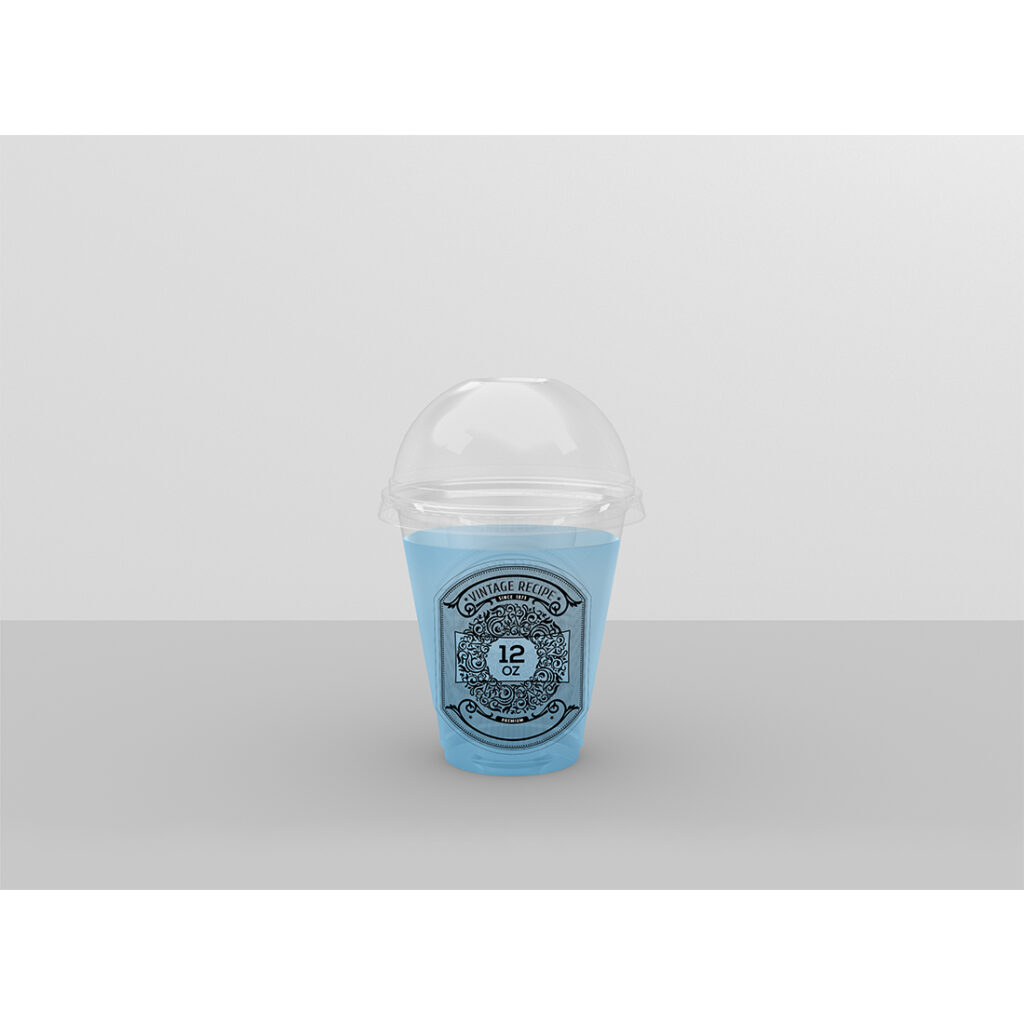 Clear Cold Drink Cup Packaging Mockup - 9 to 24 Oz - MasterBundles