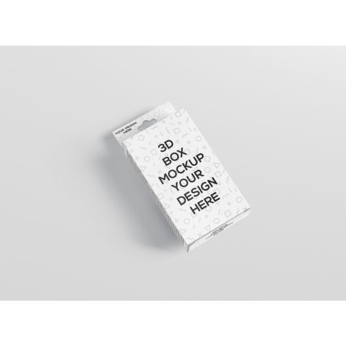 Flat Rectangle Box with Hanger Mockup - MasterBundles